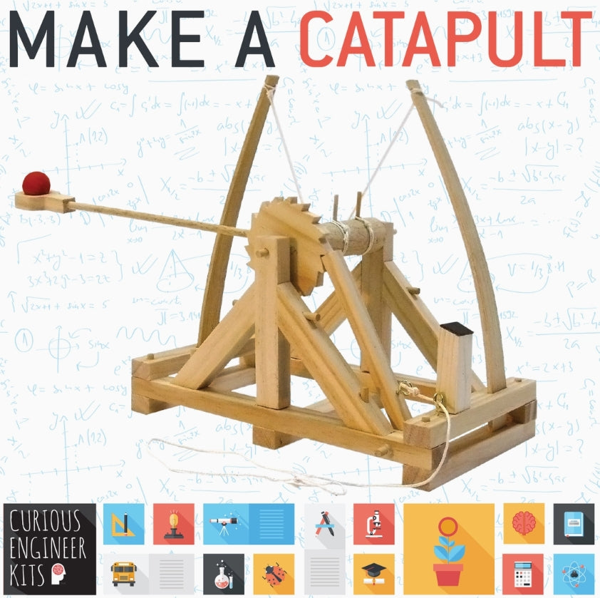 Make A Catapult Kit Wooden Engineering Model Building Kit – COPPER ...